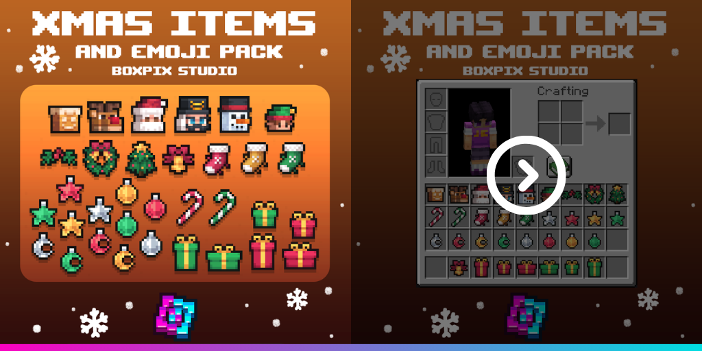 Xmas Items And Emojis Pack | BuiltByBit