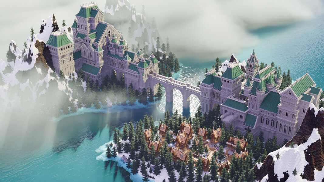 Big Medieval Village Spawn - 1352x744 | BuiltByBit