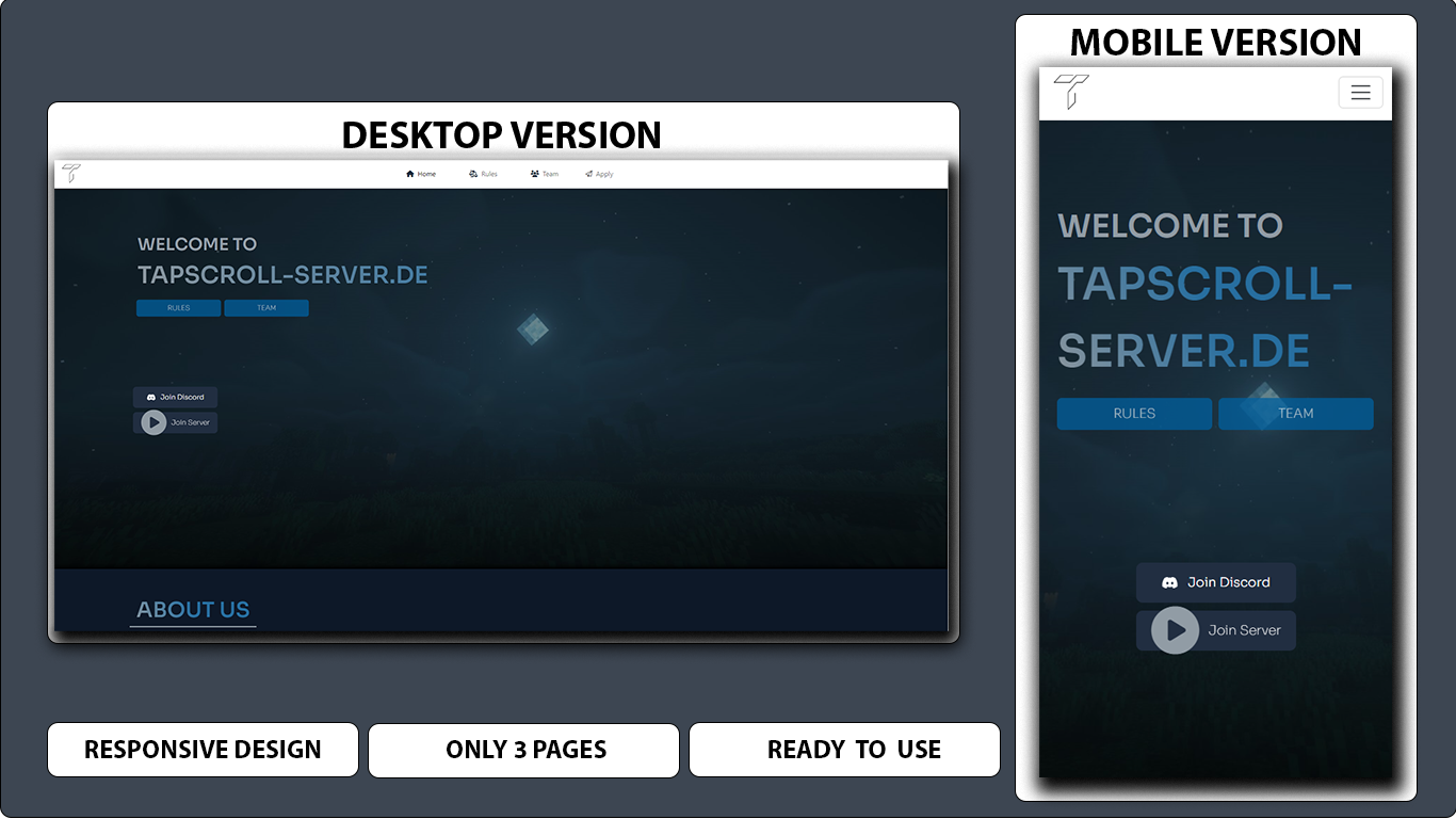 Minecraft Server Website | BuiltByBit
