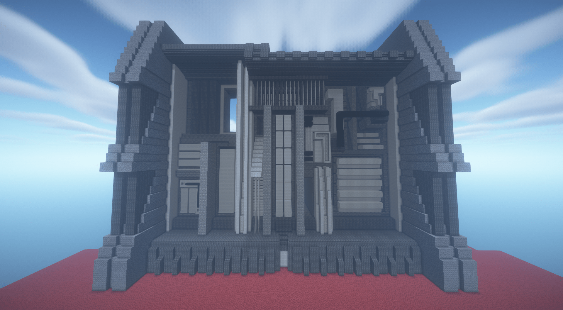 Futuristic Wall - Small | BuiltByBit