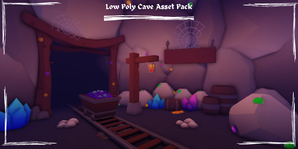 Low Poly Cave Asset Pack | BuiltByBit