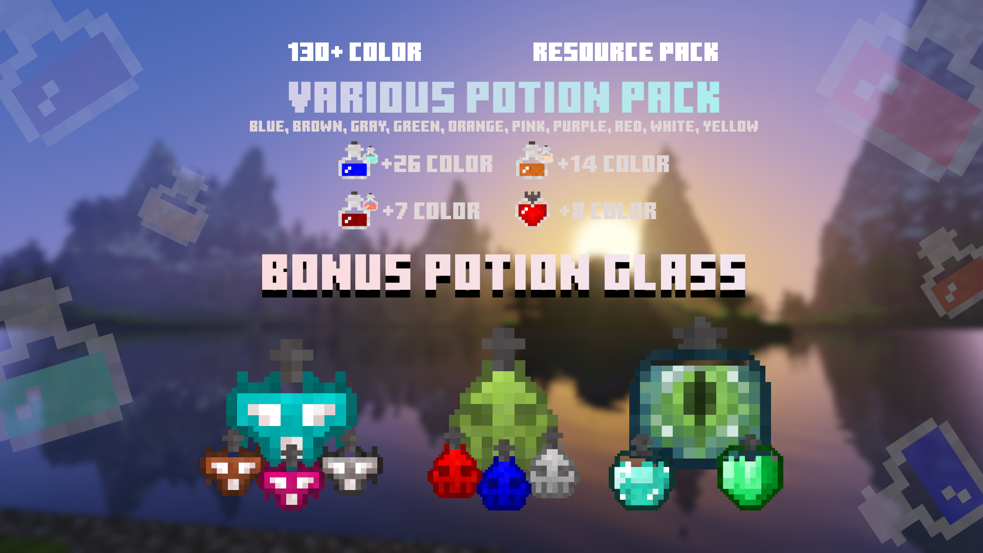 Potion Textures 130 Colour, Bonus Pot | BuiltByBit