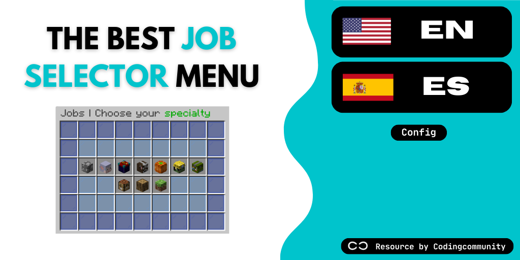 Jobs Menu | EN & ES | Premium config | BuiltByBit