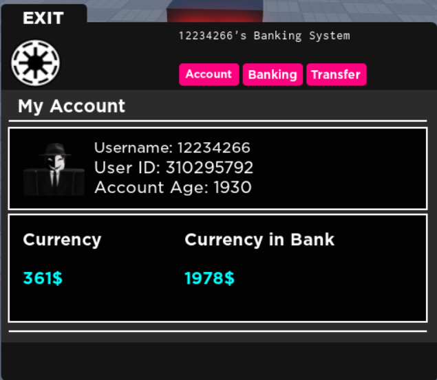 Banking System | BuiltByBit