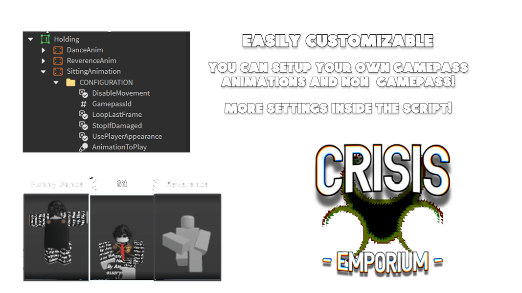 Emote Interface Advanced R6 and R15 | BuiltByBit
