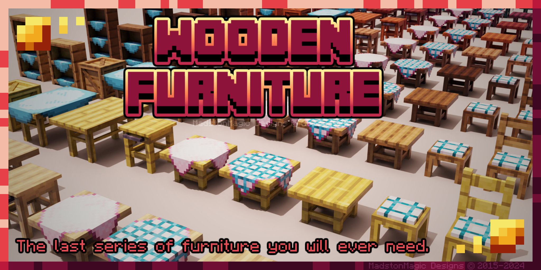 MMD | Wooden Furniture Set | Volume 1 | BuiltByBit