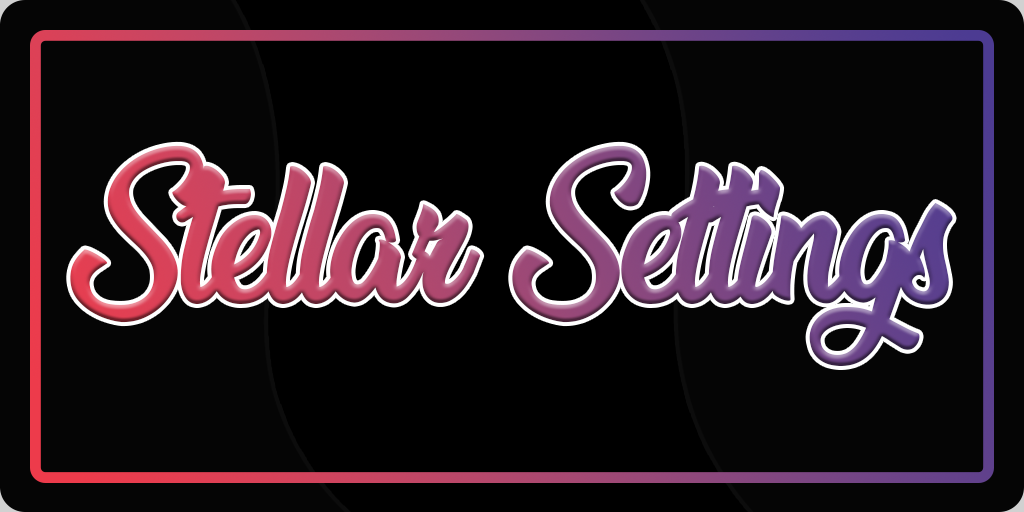 Stellar Settings - Optimize your server | BuiltByBit