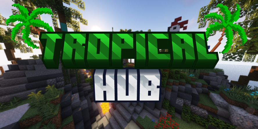 Minecraft - tropical & pirate hub - | BuiltByBit