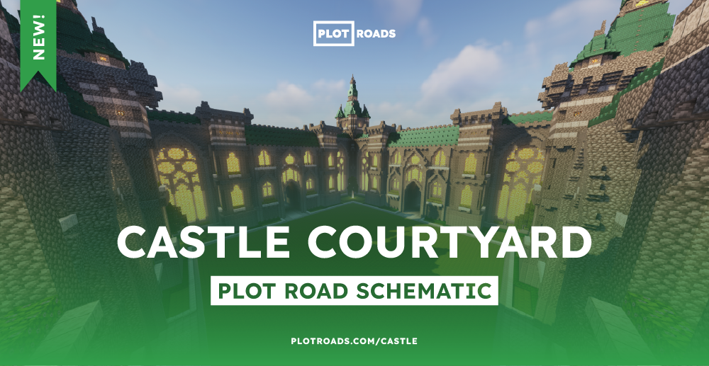 Custom Plot Road | Castle Courtyard Plot | BuiltByBit