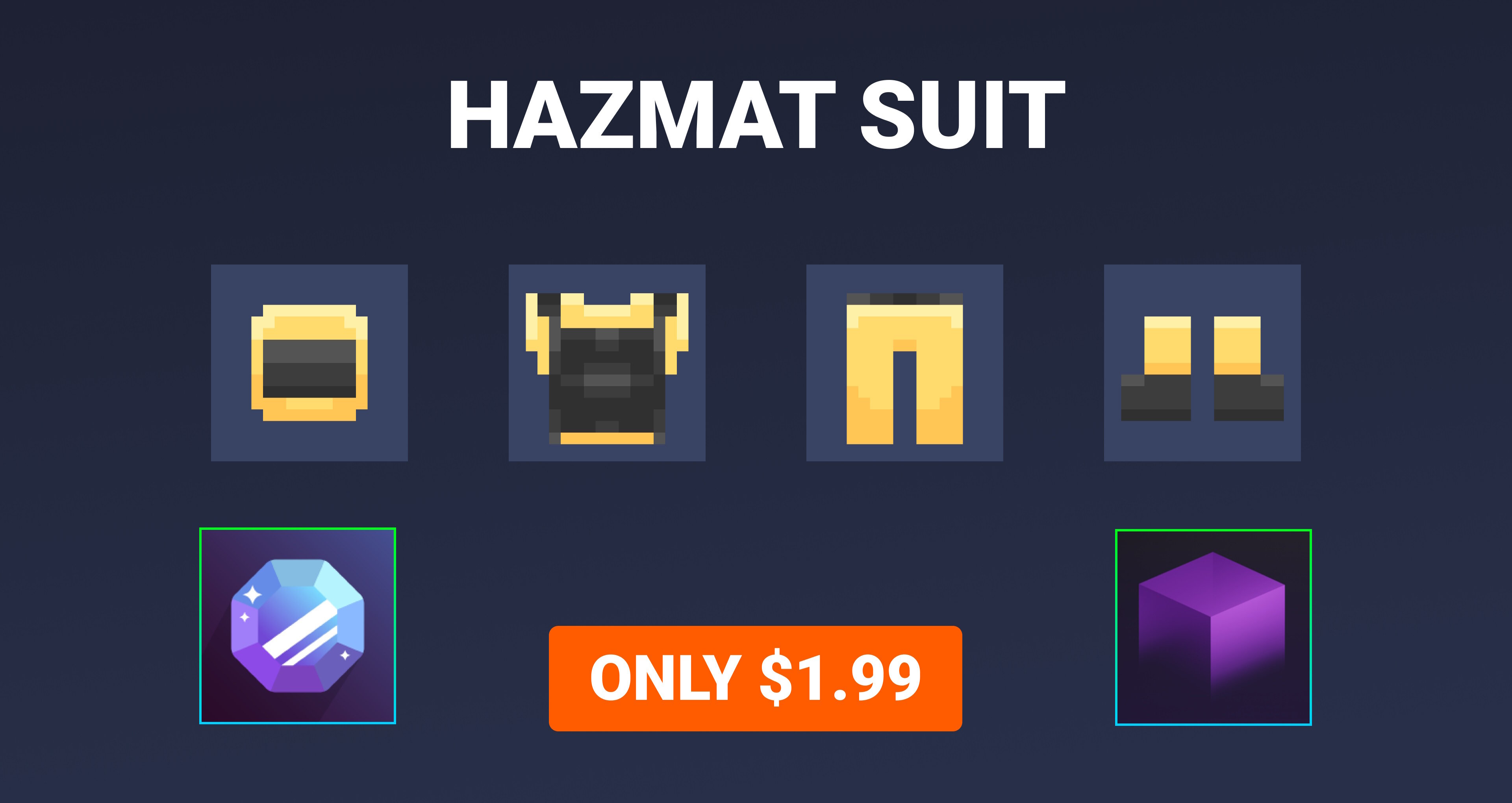 Hazmat Suit Armor | ItemsAdder & Oraxen | BuiltByBit