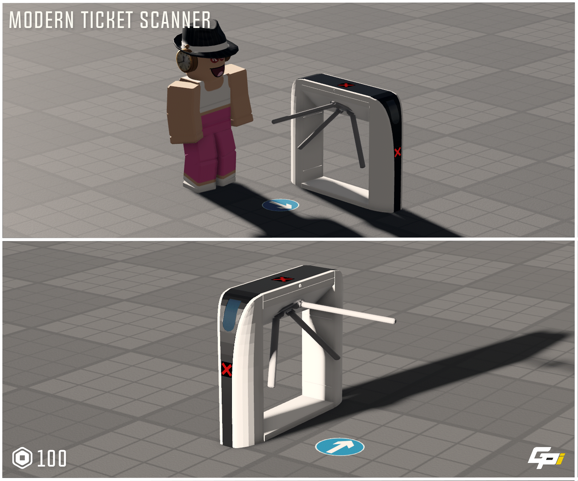 Modern Ticket Scanner | BuiltByBit
