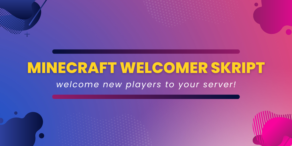 Minecraft Welcomer Skript | BuiltByBit