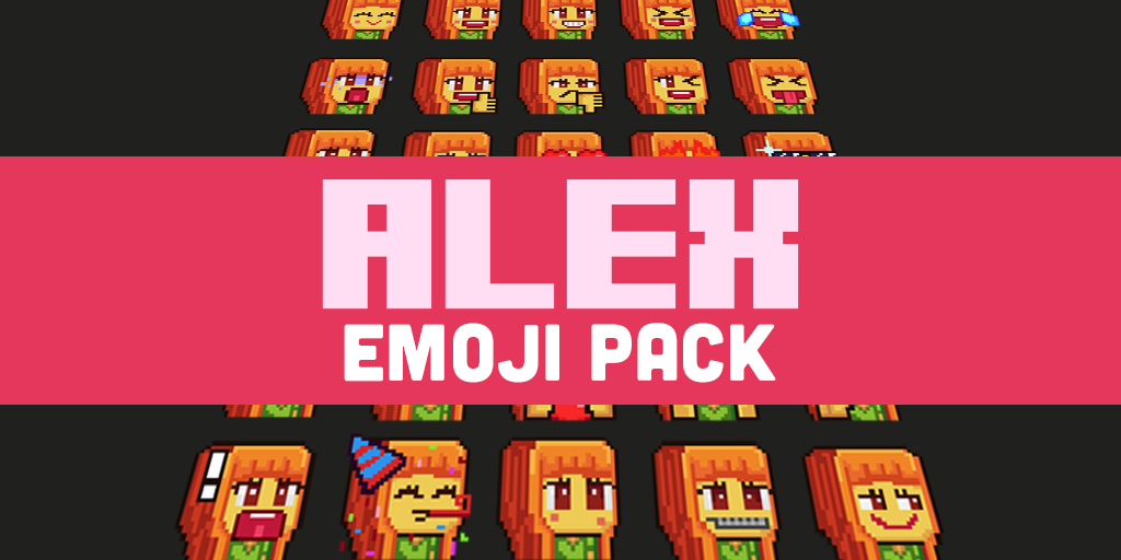 Minecraft Alex Emojis Pack | NycoleART | BuiltByBit