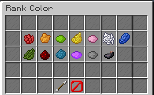 Rank Color Config | Deluxe Menus | BuiltByBit