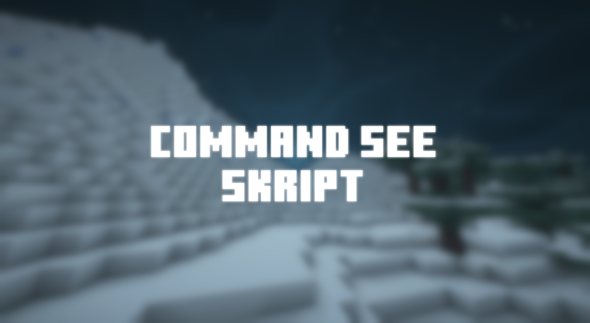 Command See Minecraft Skript Builtbybit