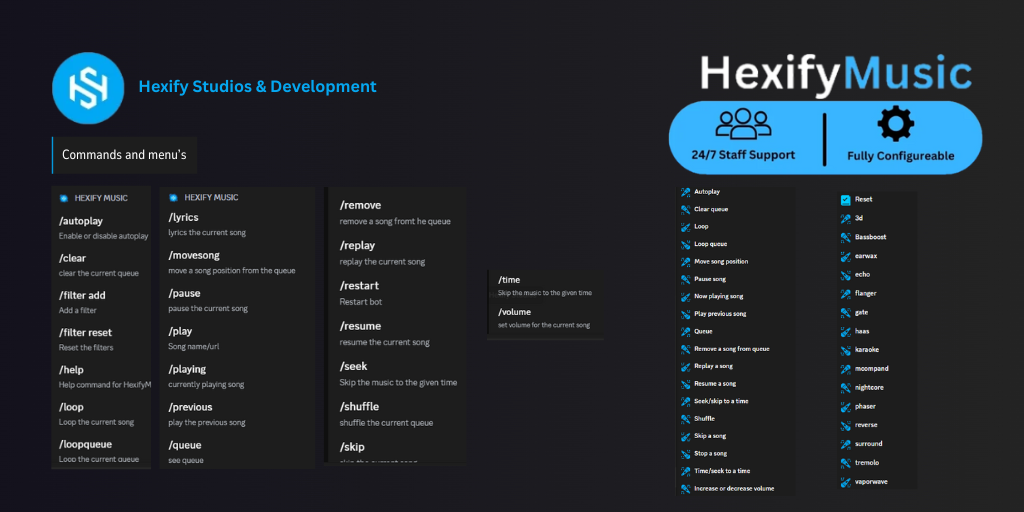 Hexify Music | Premium Music Bot | BuiltByBit