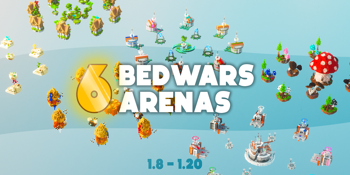 6 Bedwars Arenas | Pack | BuiltByBit