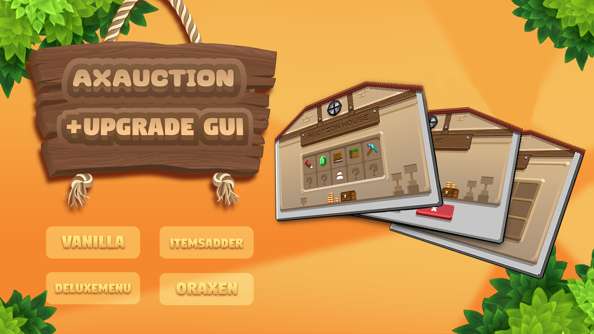 AxAuction UI + Upgrade Menu | BuiltByBit