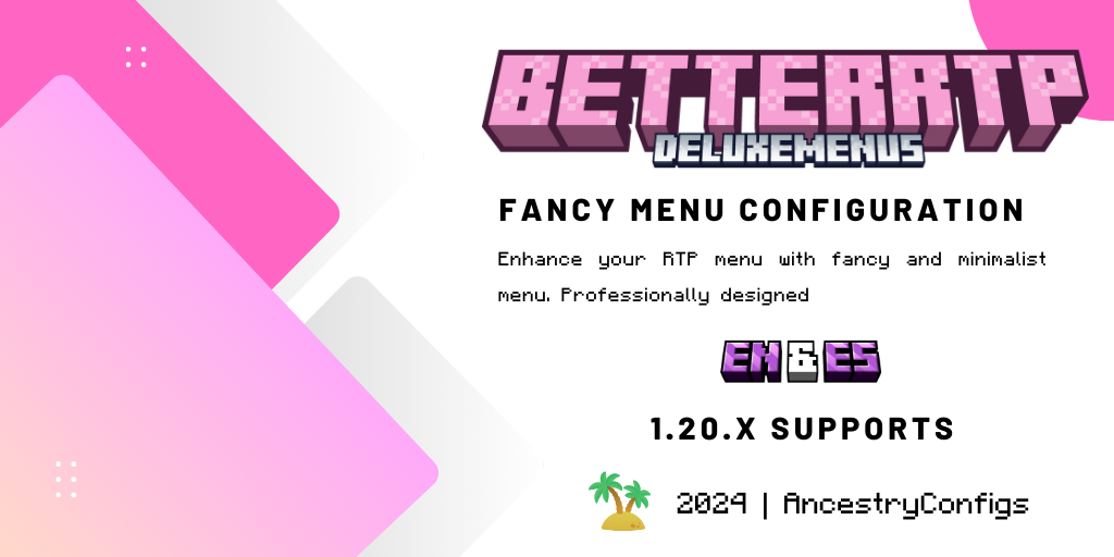 BetterRTP Deluxemenus Config EN | ES | BuiltByBit