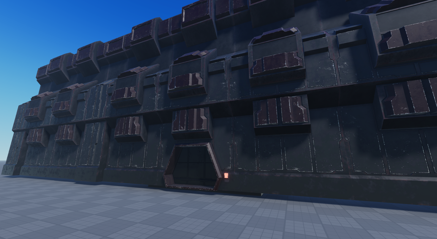 Modular Sci-fi Imperial Base Kit | BuiltByBit