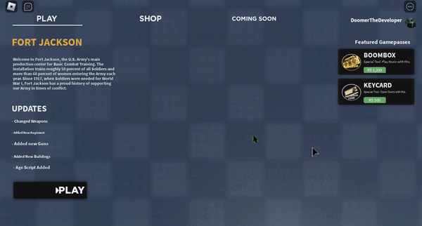 Simple Menu UI V1 | BuiltByBit