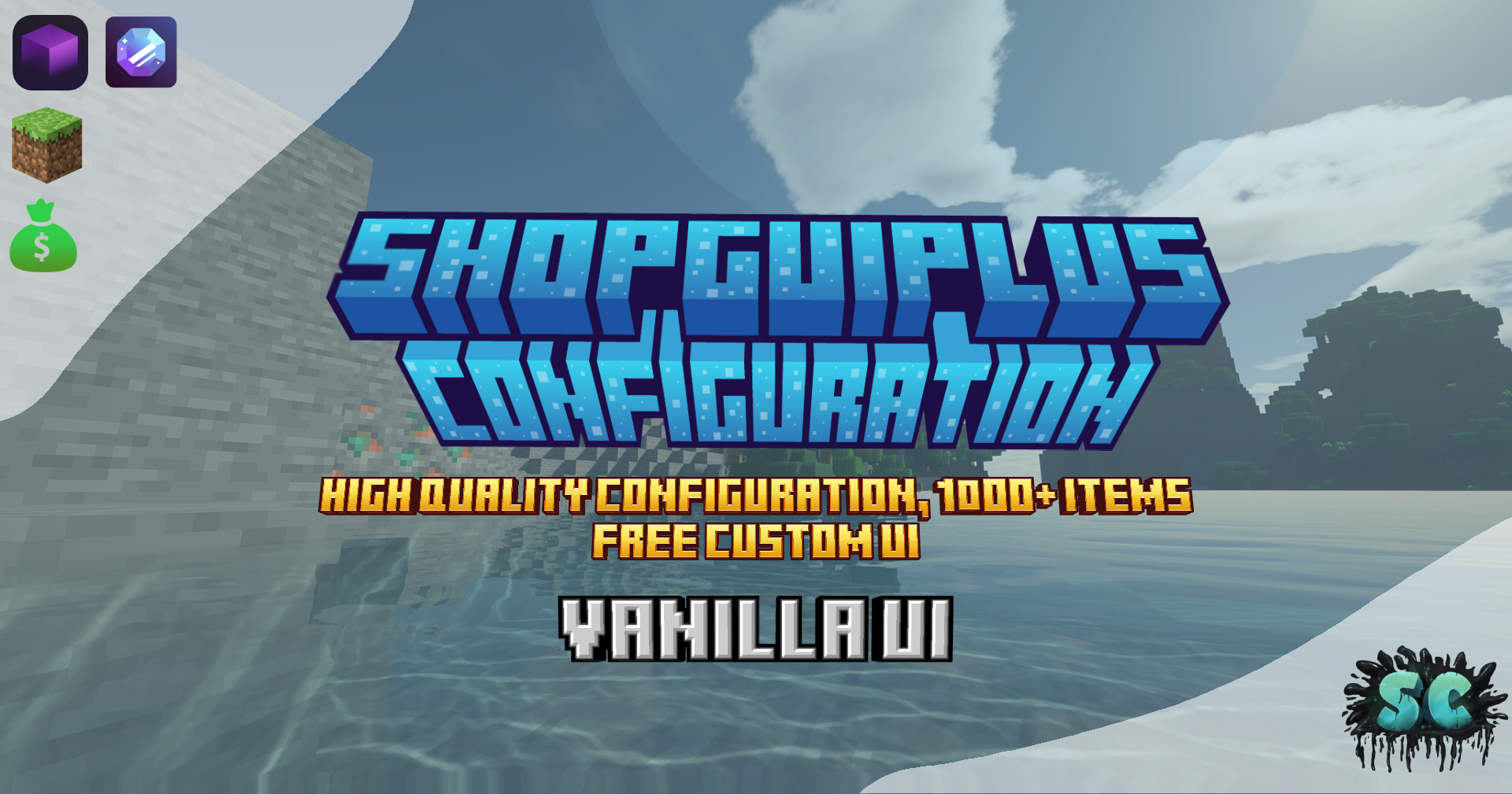 ShopGUIPlus Setup|1000 ITEMS|VANILLA UI | BuiltByBit