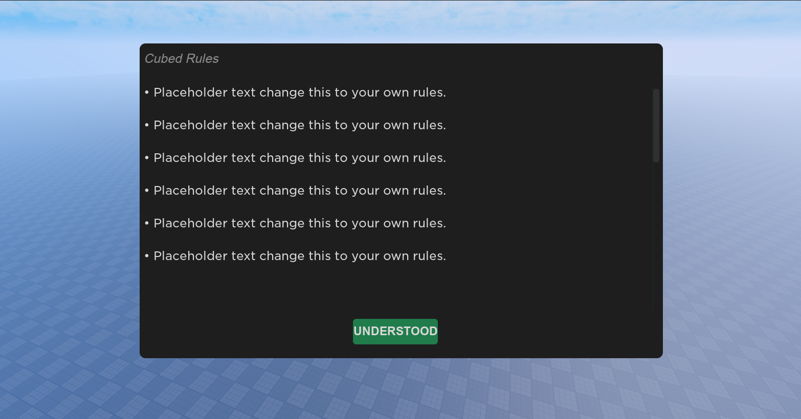 Rules UI | BuiltByBit