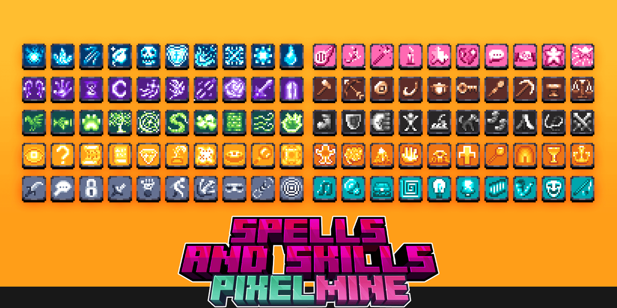 MMO Skills + Spells Graphics | BuiltByBit