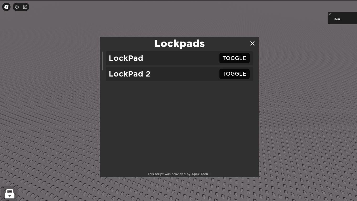 Lockpad System | BuiltByBit