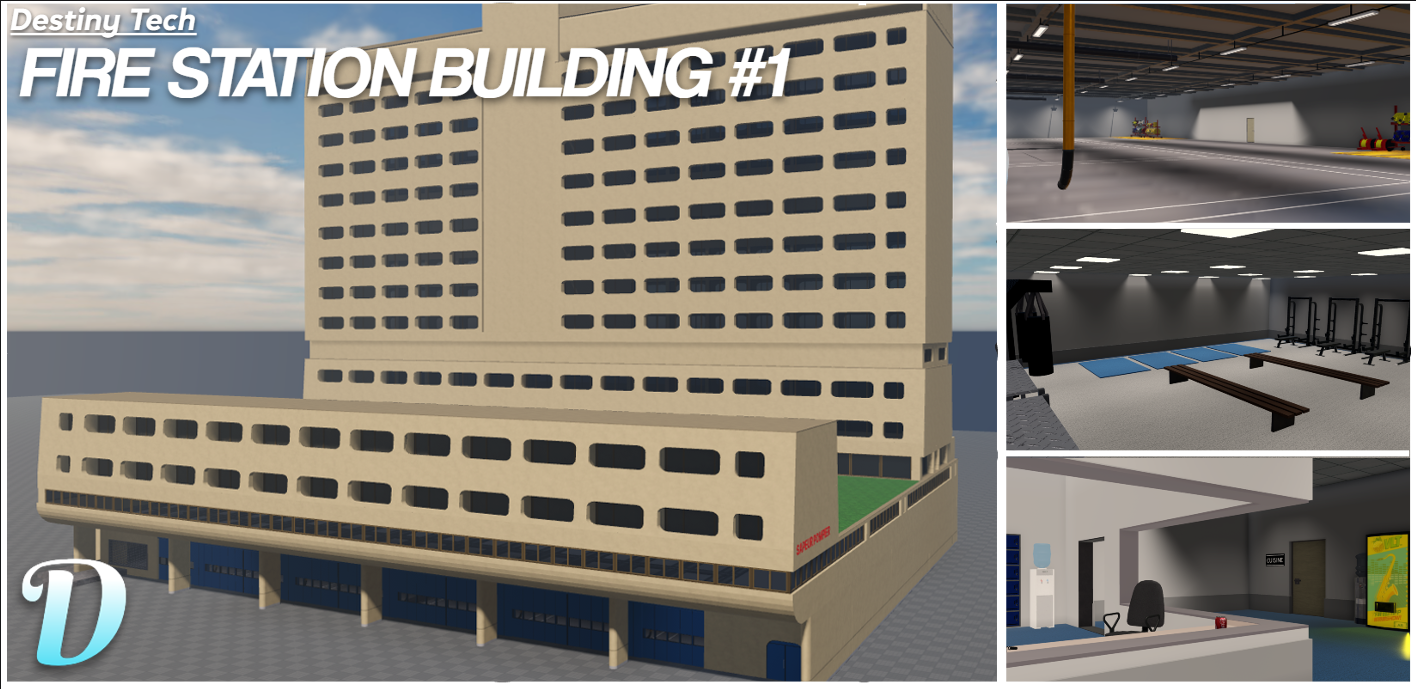 Fire Station Building 1 | BuiltByBit