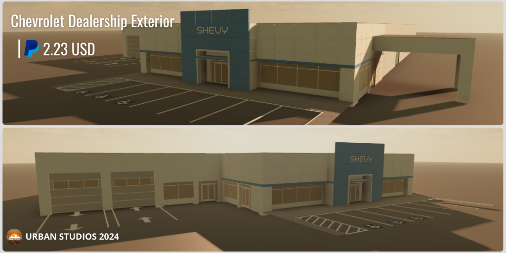 Chevrolet Dealership Exterior | BuiltByBit