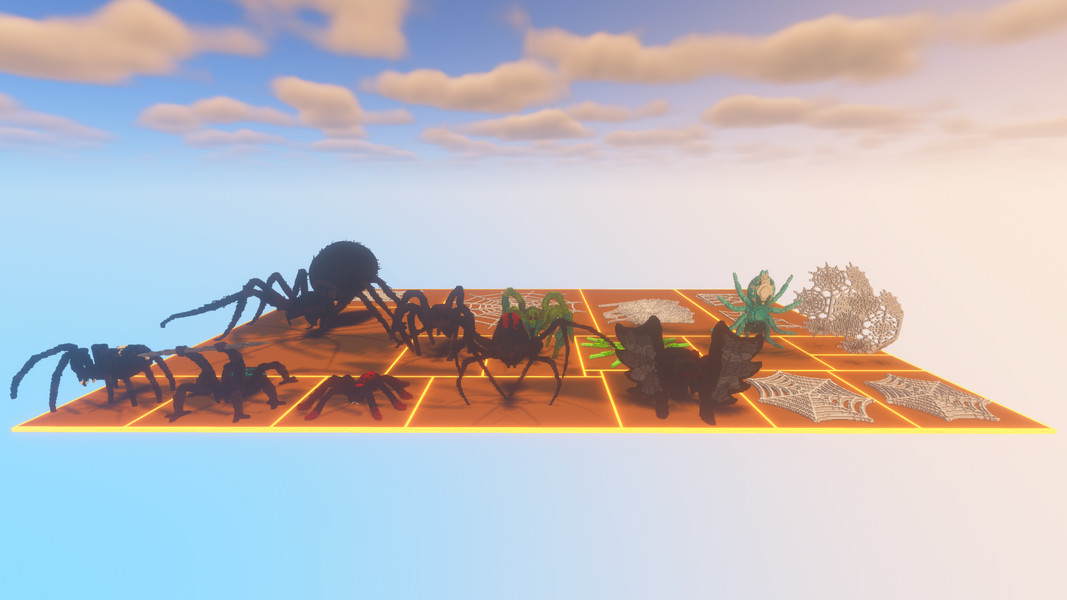 Spiders & Webs | Asset Pack | BuiltByBit