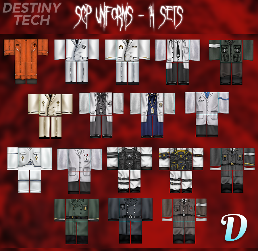 Scp Uniforms Pack Builtbybit