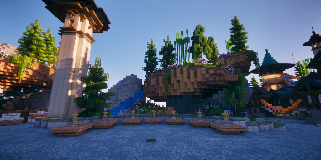 Fantasy Medieval Skyblock Spawn | BuiltByBit