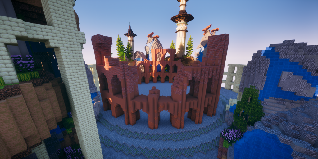 Fantasy Medieval Skyblock Spawn | BuiltByBit