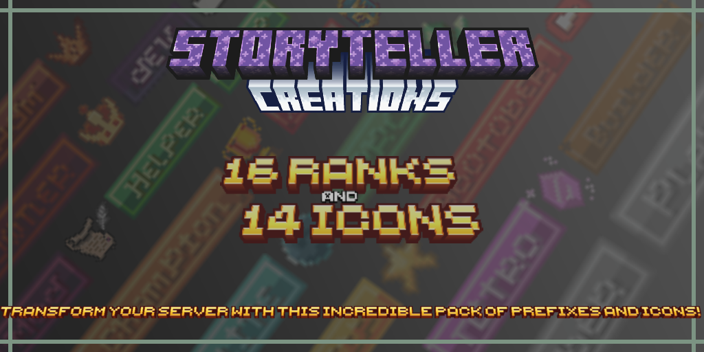 Free Prefix & Icons Pack + Config | BuiltByBit