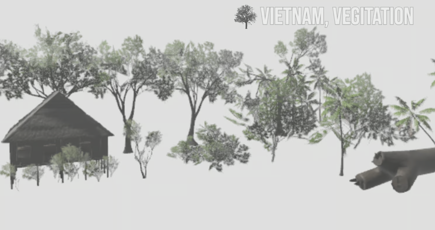 Vietnam War Vegitation + Hut Pack | BuiltByBit