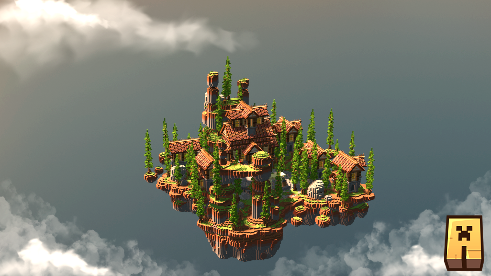 Minecraft Spawn Floating island| 220x220 | BuiltByBit