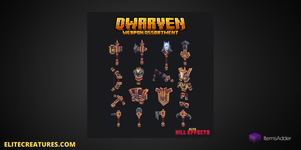 Dwarven Weapon Assortment + Kill-Effect | BuiltByBit