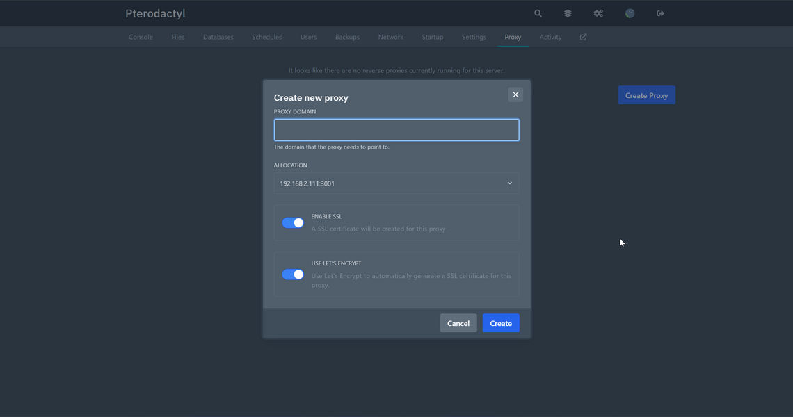 Reverse Proxy For Pterodactyl Builtbybit
