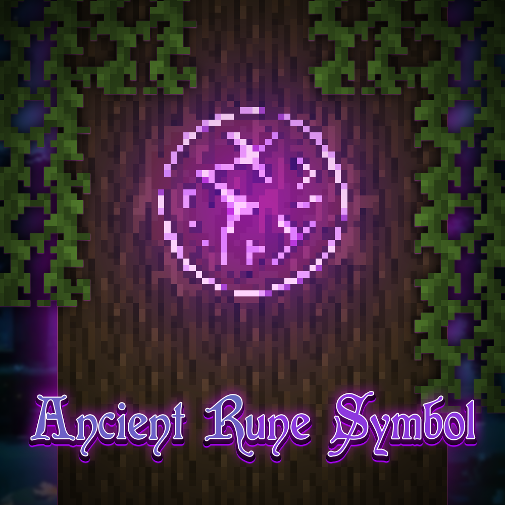 Ancient Runes Symbol Big Oak Vanilla | BuiltByBit