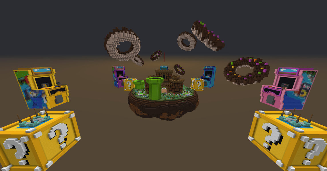 Arcade Themed BedWars Map | BuiltByBit