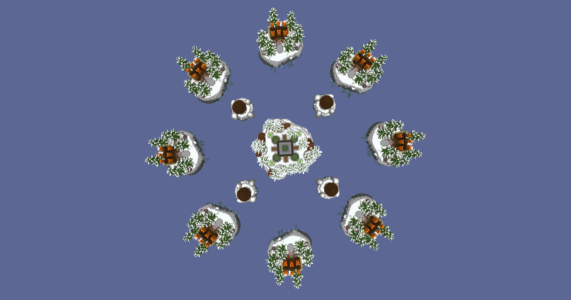 Frozen Themed BedWars Map | BuiltByBit