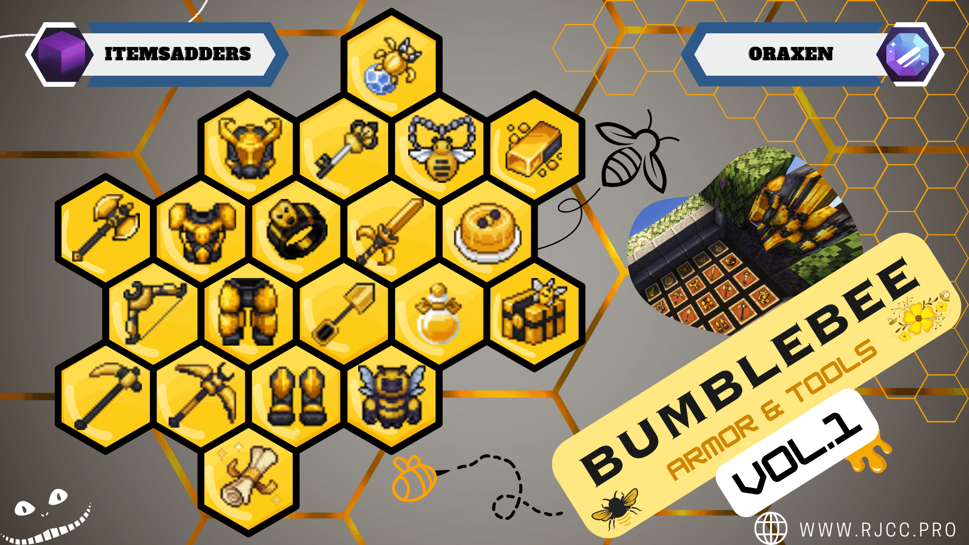 Bumblebee Set v1 | ItemAdder/Oraxen | BuiltByBit