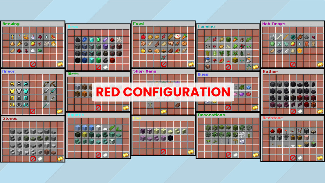 Simple, Elegant ShopGUI+ Premium Config | BuiltByBit