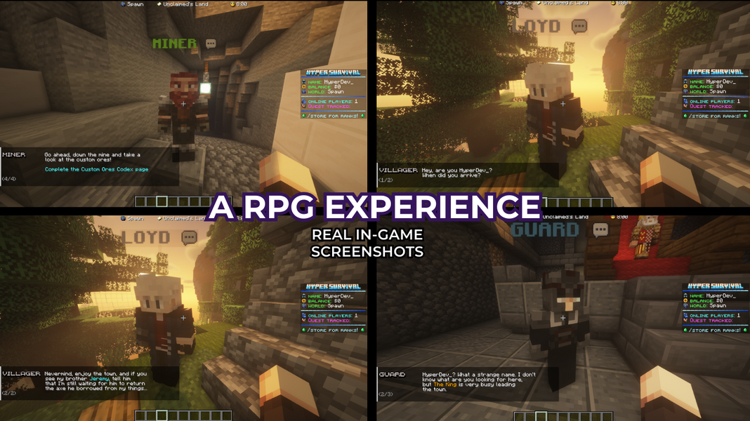 HYPER SURVIVAL SETUP - with Resourcepack | BuiltByBit