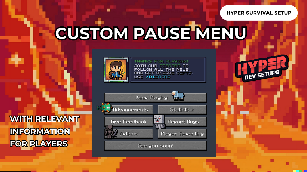 HYPER SURVIVAL SETUP - with Resourcepack | BuiltByBit