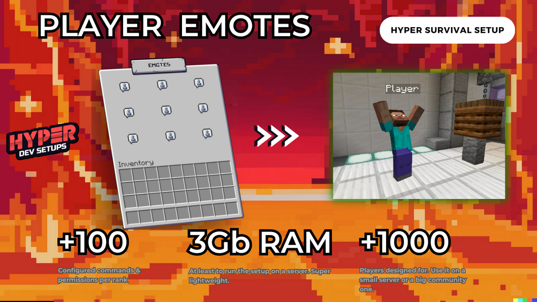 HYPER SURVIVAL SETUP - with Resourcepack | BuiltByBit