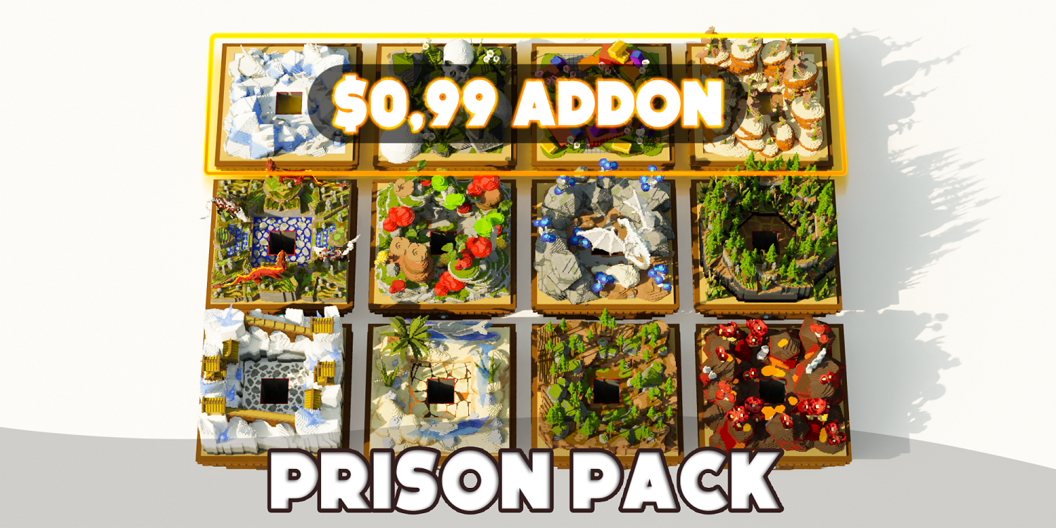 8 Prison Mines | Pack | BuiltByBit