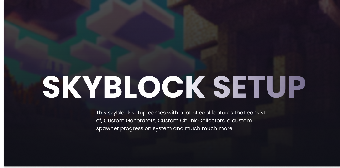 OP SKYBLOCK | HQ Server Setup | BuiltByBit